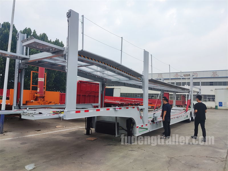 8 Units Car Carrier Trailer - Buy 8 Units Car Carrier Trailer, 2 Axles ...