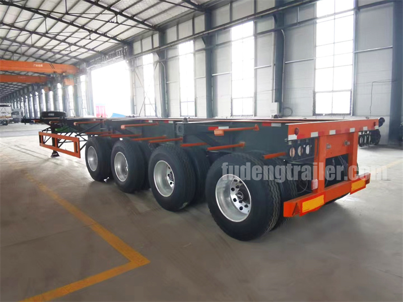 45FT Shipping Container Chassis Trailer - Buy Container trailer ...